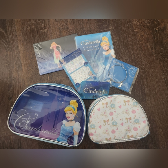 Disney | Other | Disney Cinderella Cosmetic Bag 6 Piece Set | Poshmark
